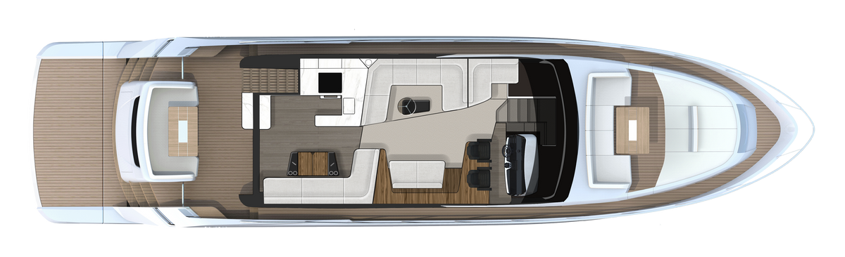 Squadron 68 Cockpit Teak decking (POA) – Fairline Parts